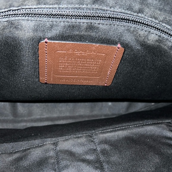 Coach | Bags | Coach Hamilton Brown Pebble Leather Commuter Laptop ...